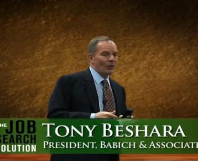 Tony Beshara - Interview and Job Search Tips - Tonybeshara.com